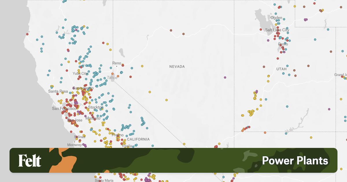 Power plants in Nevada