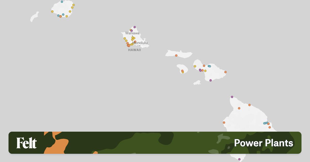 Power plants in Hawaii