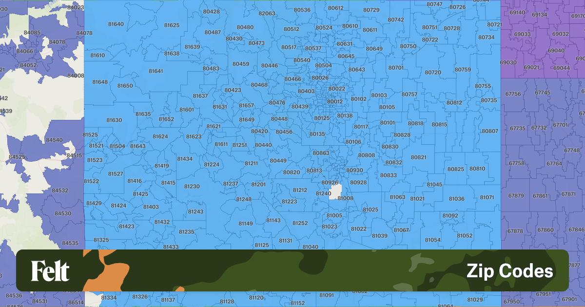 ZIP Codes in Colorado