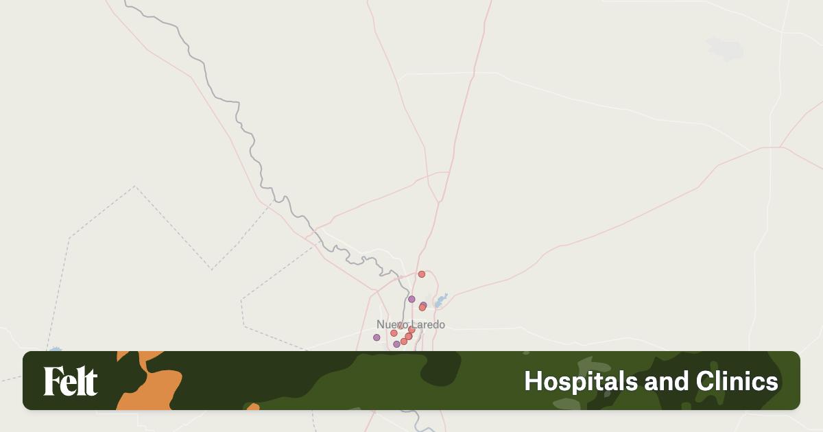 Hospitals and clinics in Webb County, Texas