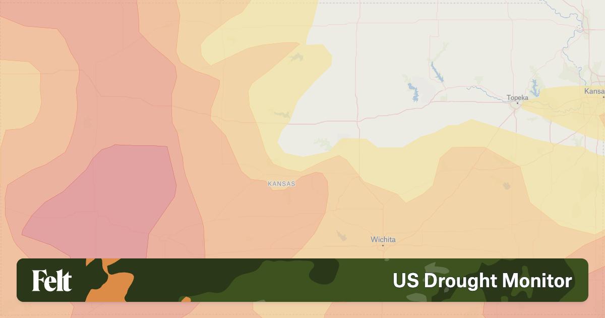 US Drought Monitor in Kansas