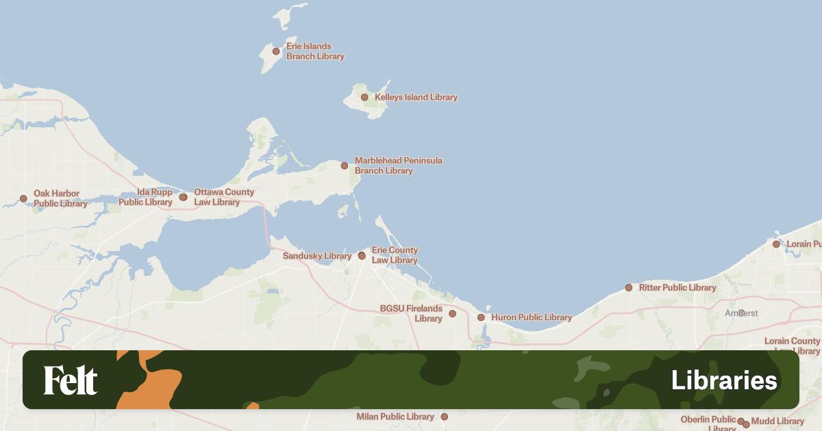 Libraries in Erie County, Ohio