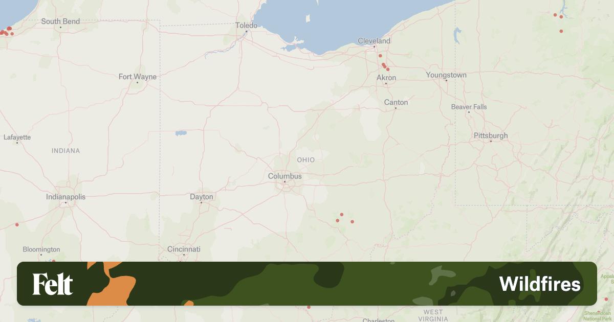 Wildfires in Ohio