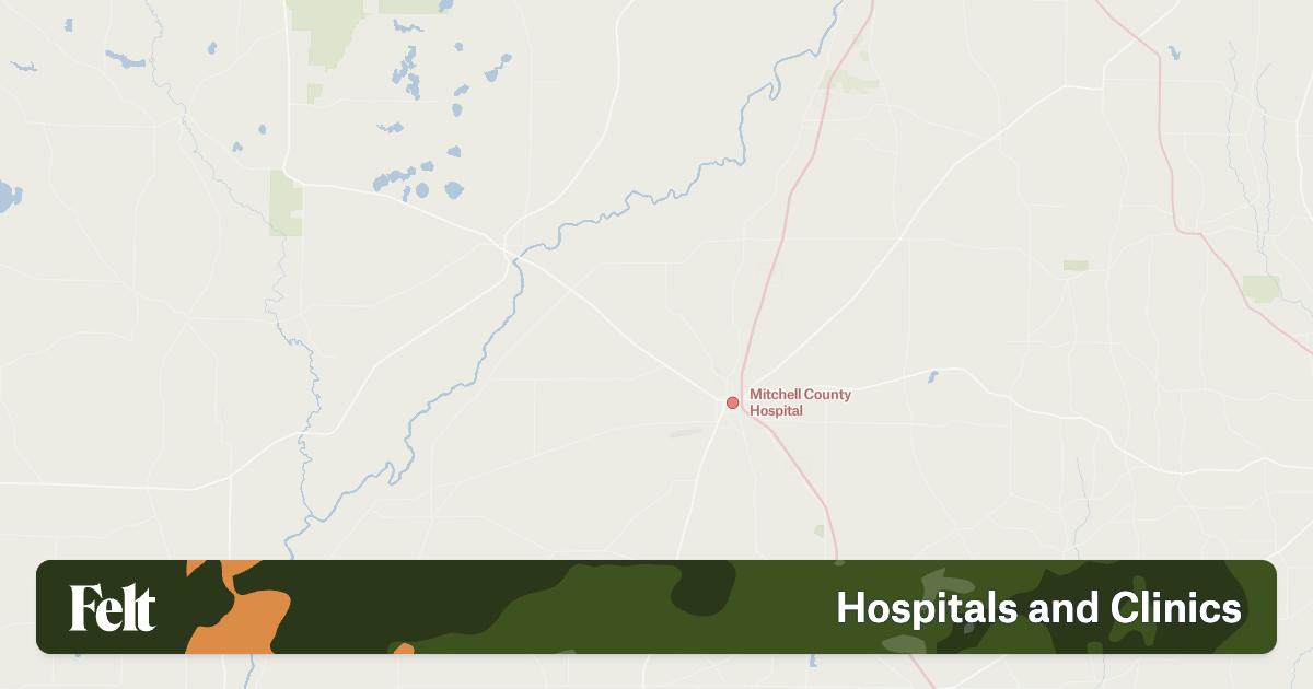 Hospitals and clinics in Mitchell County, Georgia