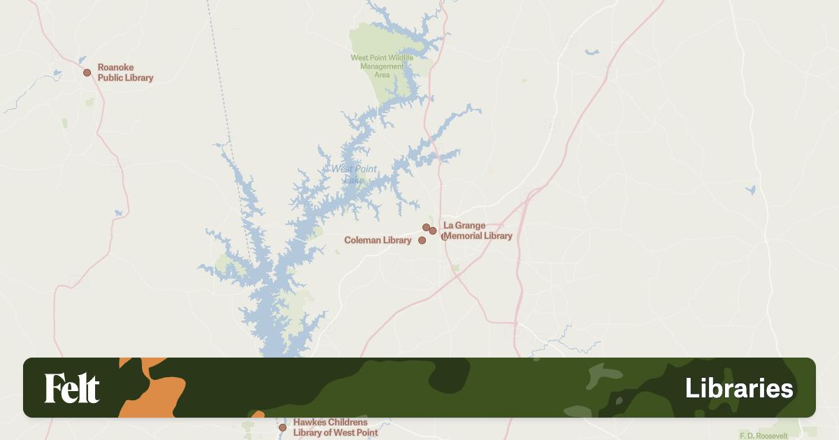 Libraries in Troup County, Georgia