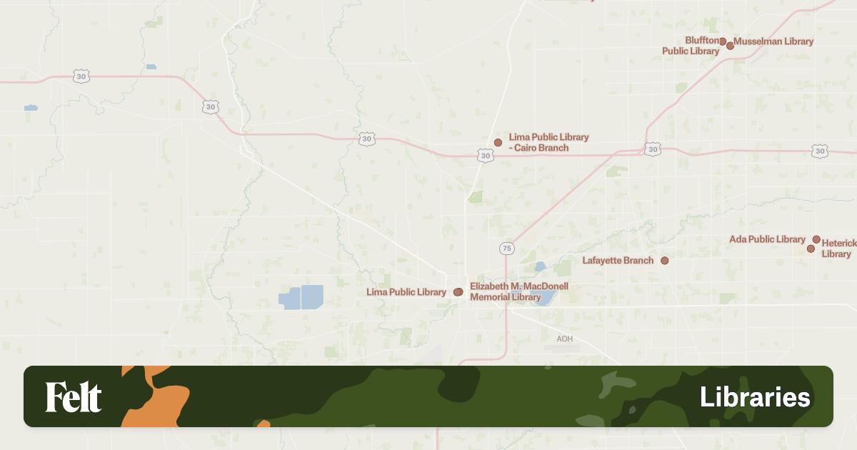 Libraries in Allen County, Ohio