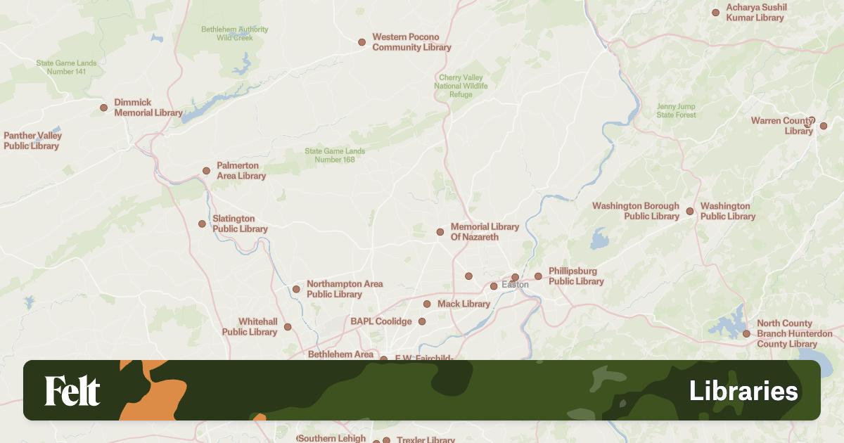 Libraries in Northampton County, Pennsylvania
