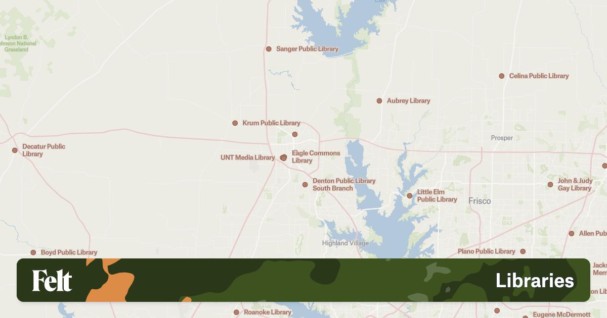 Libraries in Denton County, Texas