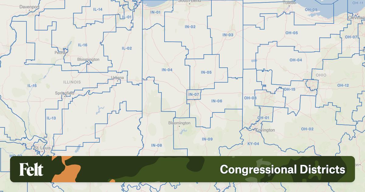 Congressional Districts in Indiana