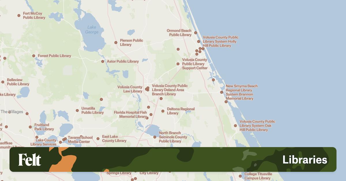 Libraries in Volusia County, Florida