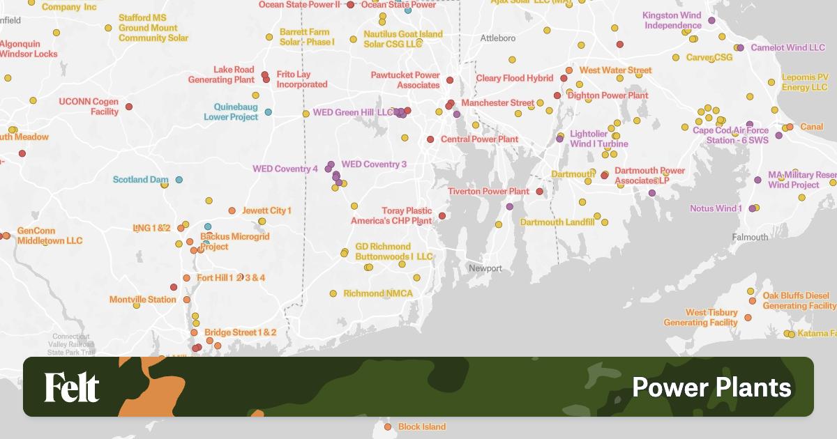 Power plants in Rhode Island