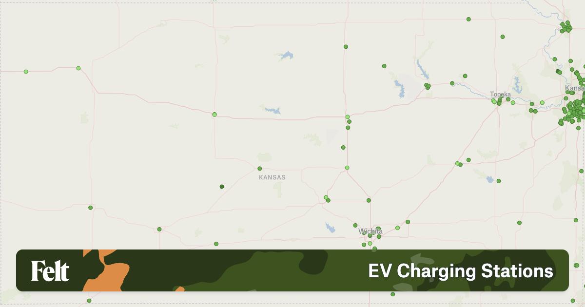 Electric Vehicle Charging Stations in Kansas