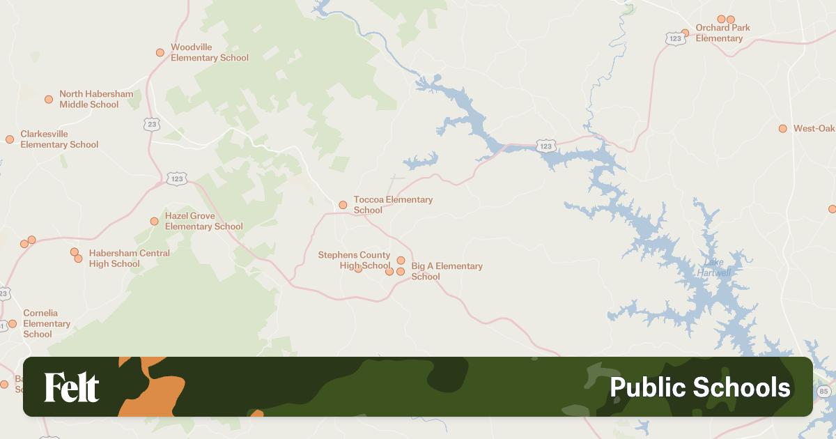 US Public Schools in Stephens County, Georgia