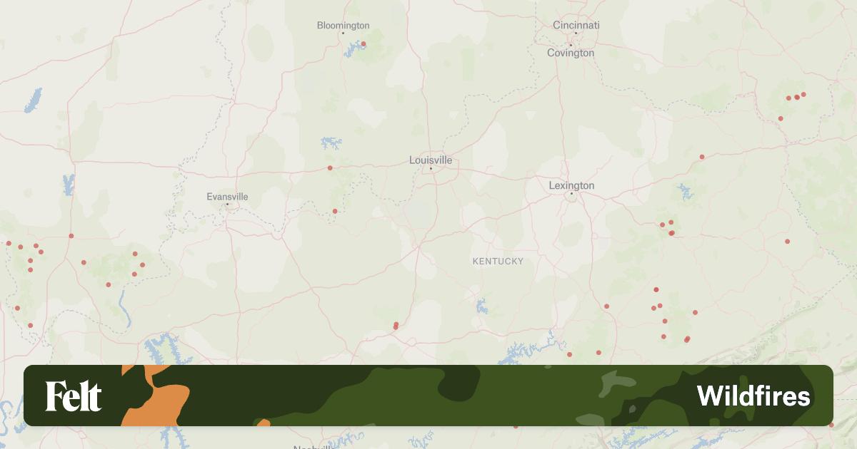Wildfires in Kentucky