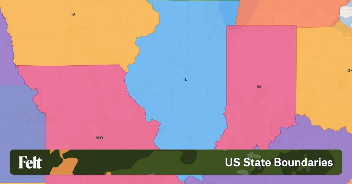 State Boundaries in Illinois