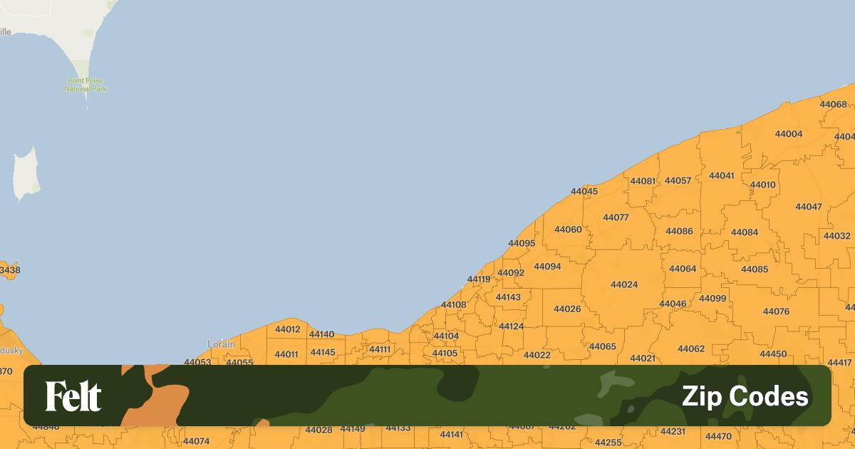 ZIP Codes in Cuyahoga County, Ohio