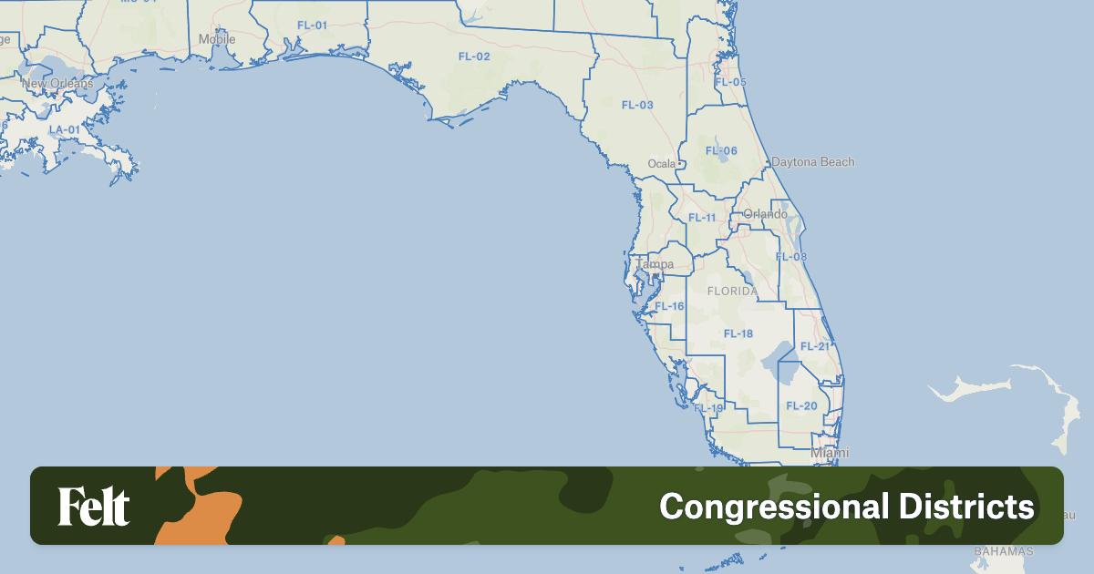 Congressional Districts in Florida