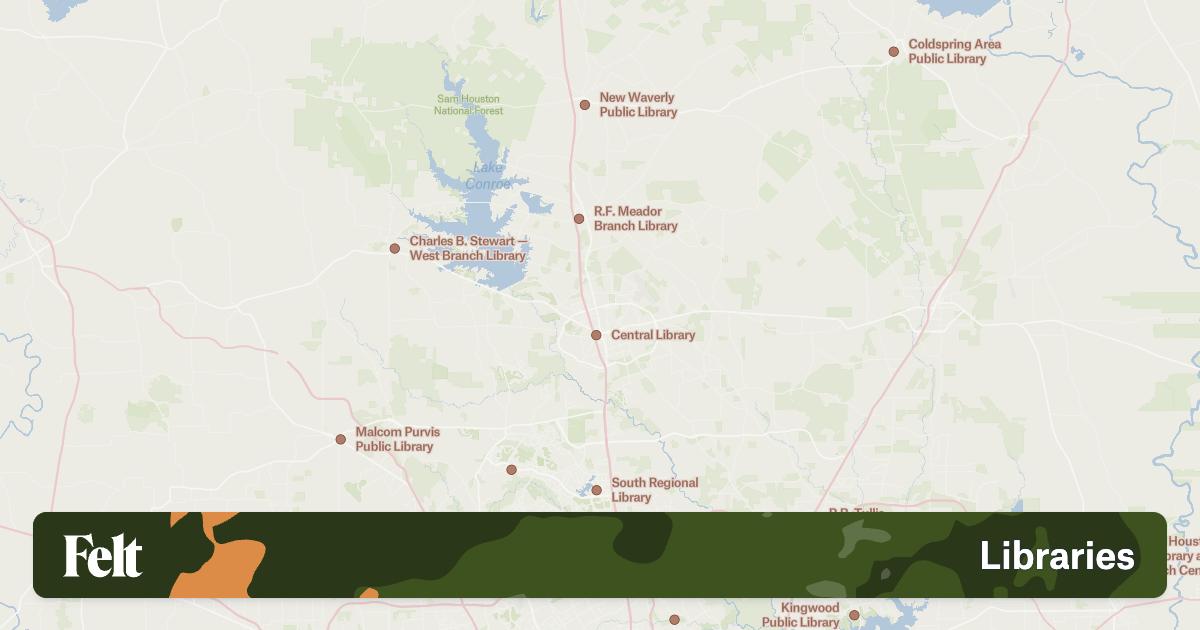 Libraries in Montgomery County, Texas