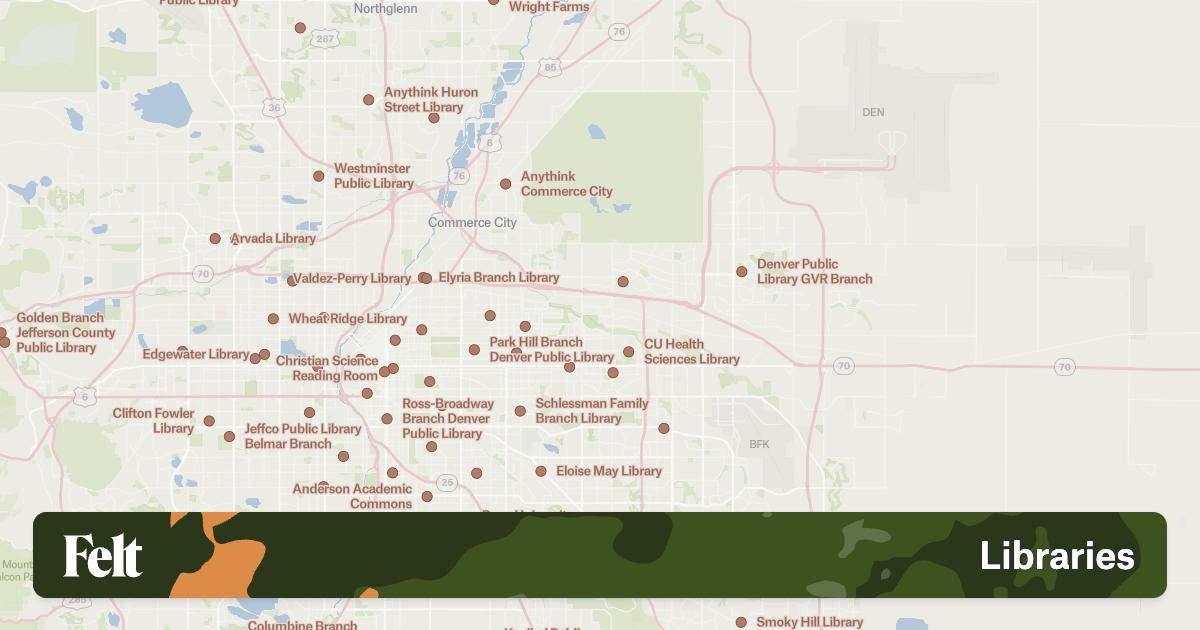 Libraries in Denver County, Colorado