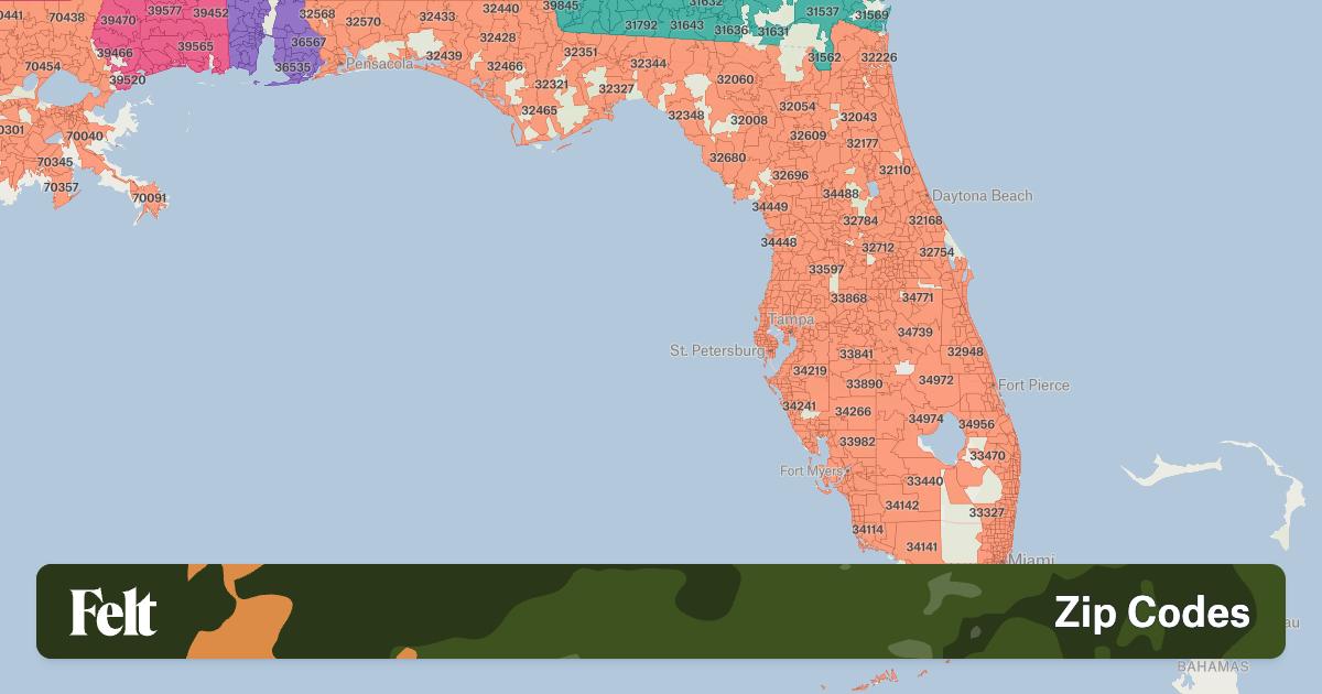 ZIP Codes in Florida