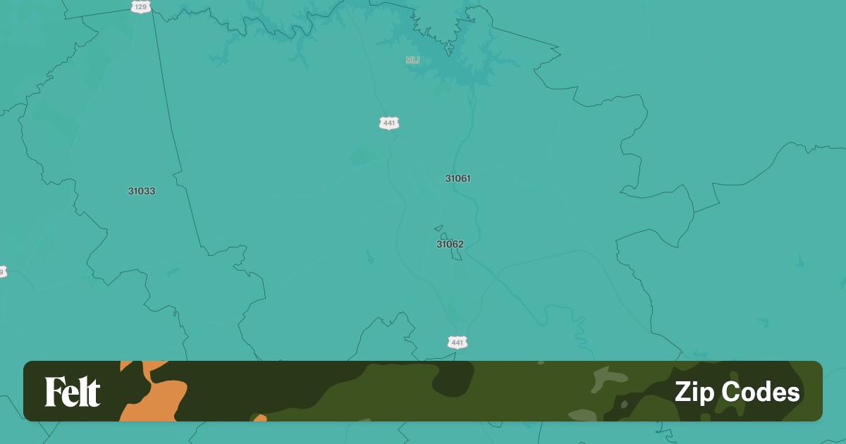 ZIP Codes in Baldwin County, Georgia