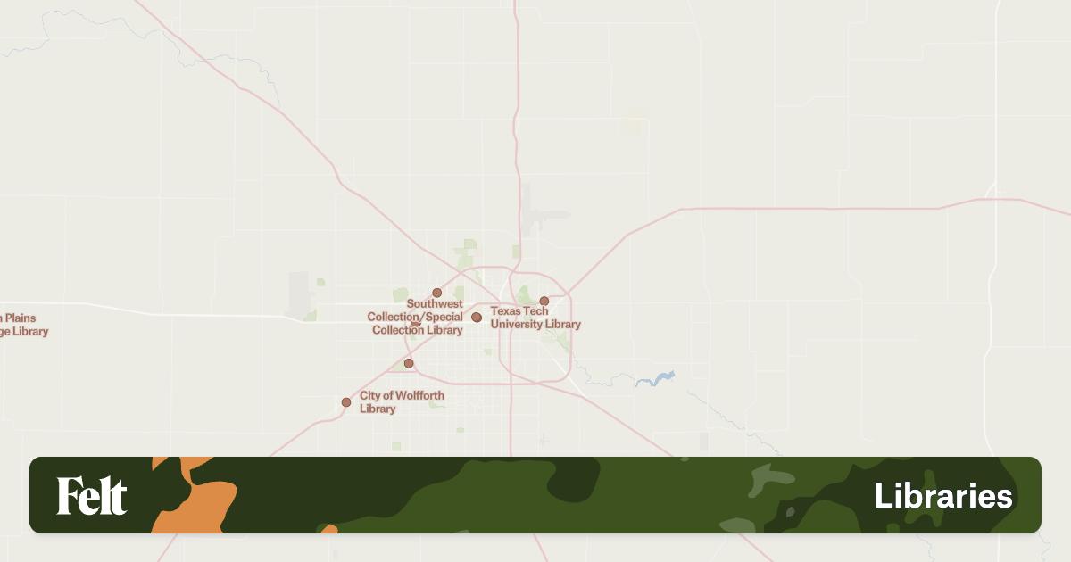 Libraries in Lubbock County, Texas
