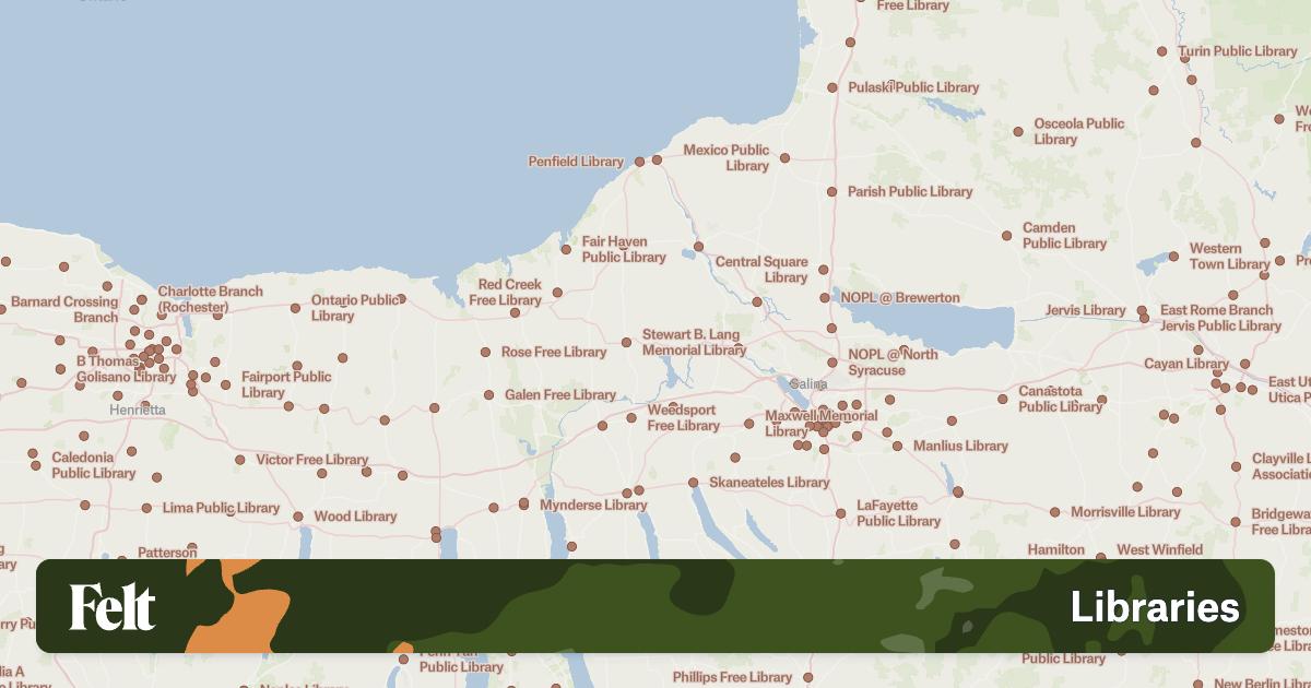 Libraries in Cayuga County, New York