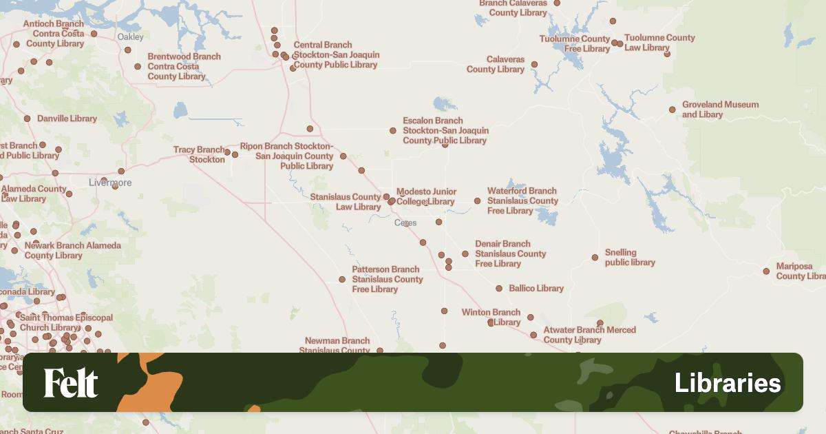 Libraries in Stanislaus County, California