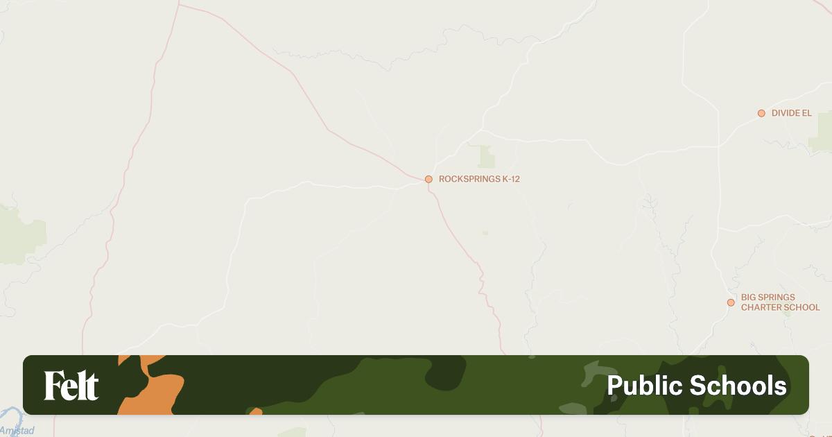US Public Schools in Edwards County, Texas