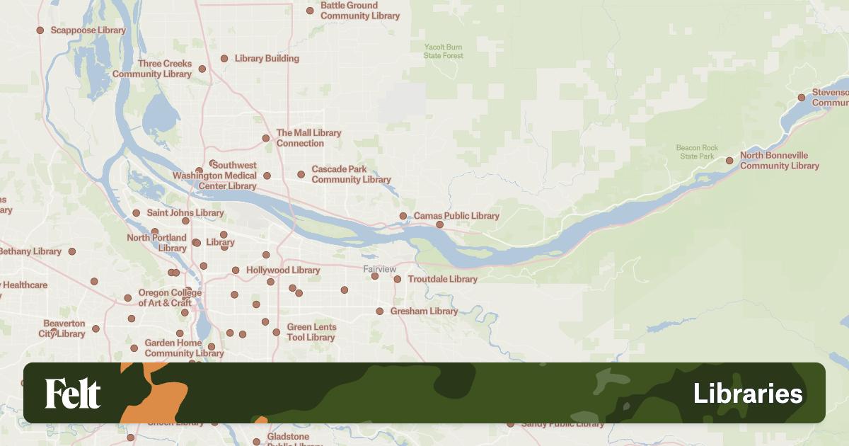 Libraries in Multnomah County, Oregon
