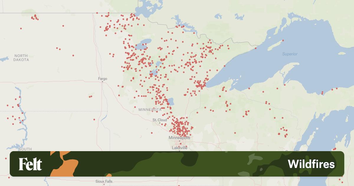 Wildfires in Minnesota