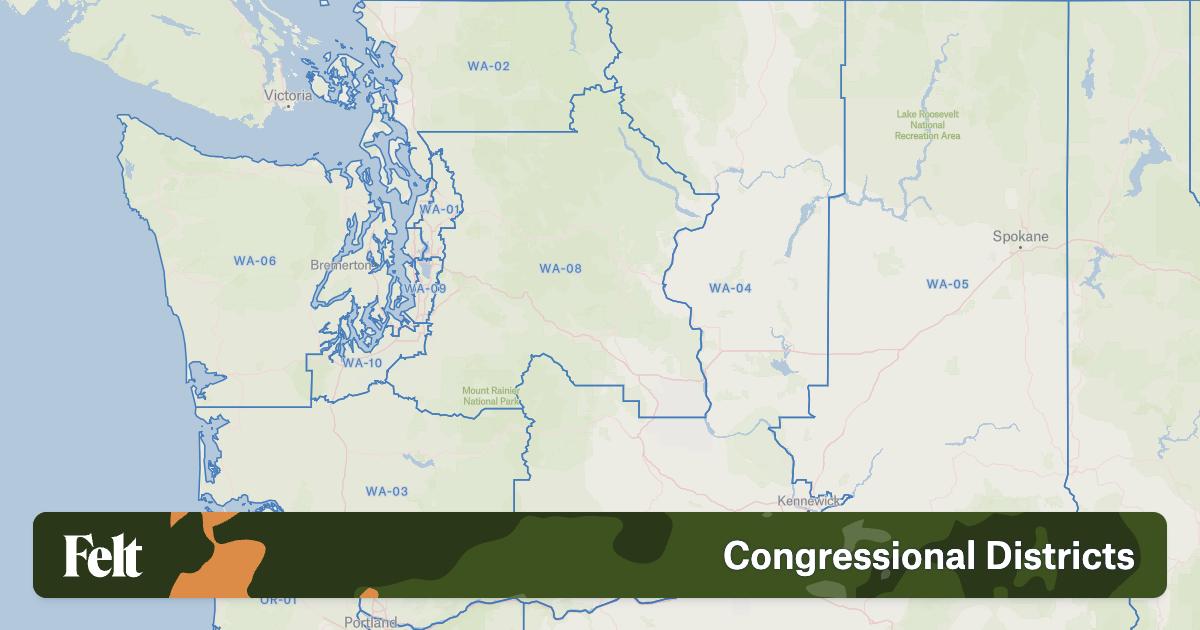 Congressional Districts in Washington