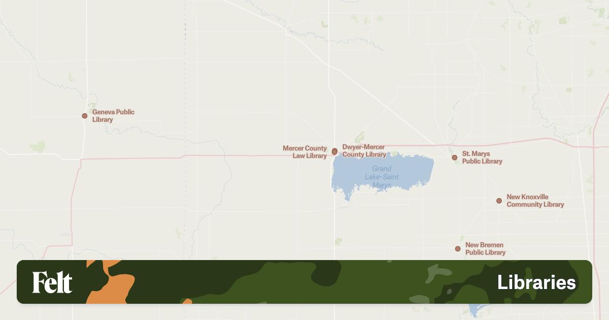 Libraries in Mercer County, Ohio