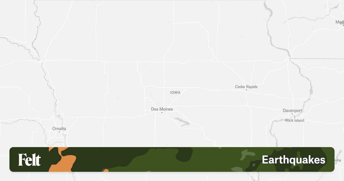 Earthquakes in Iowa