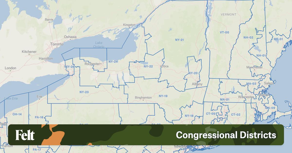 Congressional Districts in New York