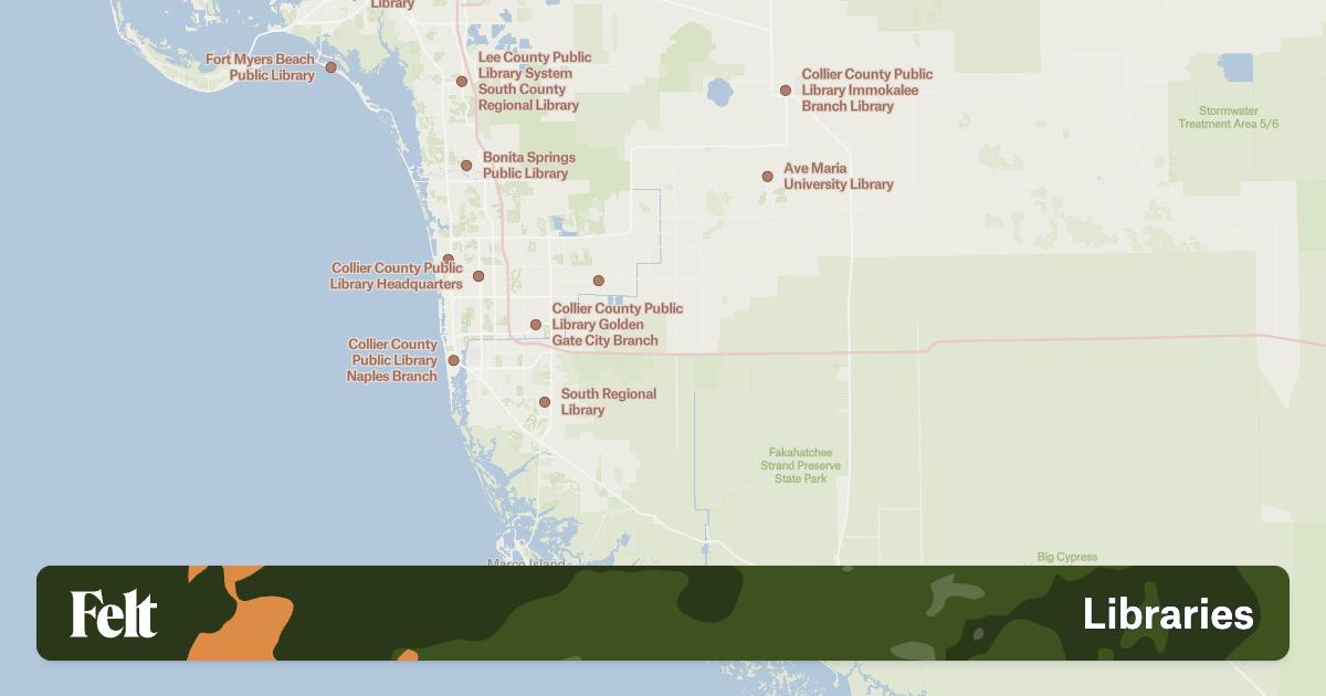 Libraries in Collier County, Florida
