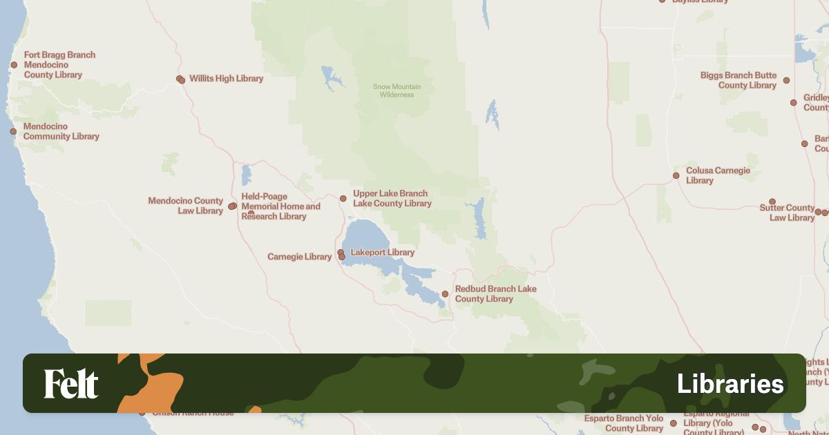 Libraries in Lake County, California