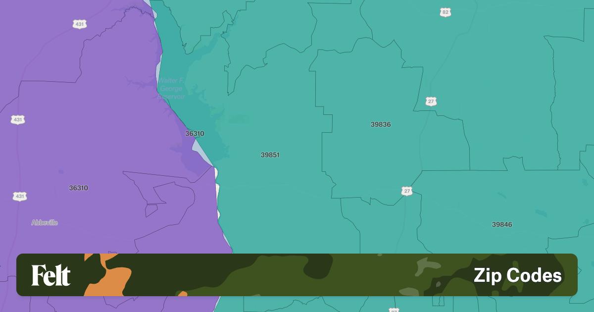 ZIP Codes in Clay County, Georgia
