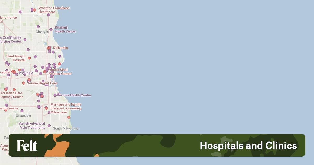 Hospitals and clinics in Milwaukee County, Wisconsin