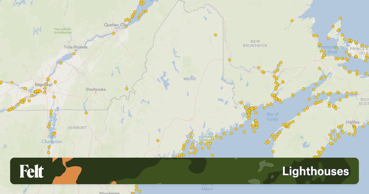 Lighthouses in Maine