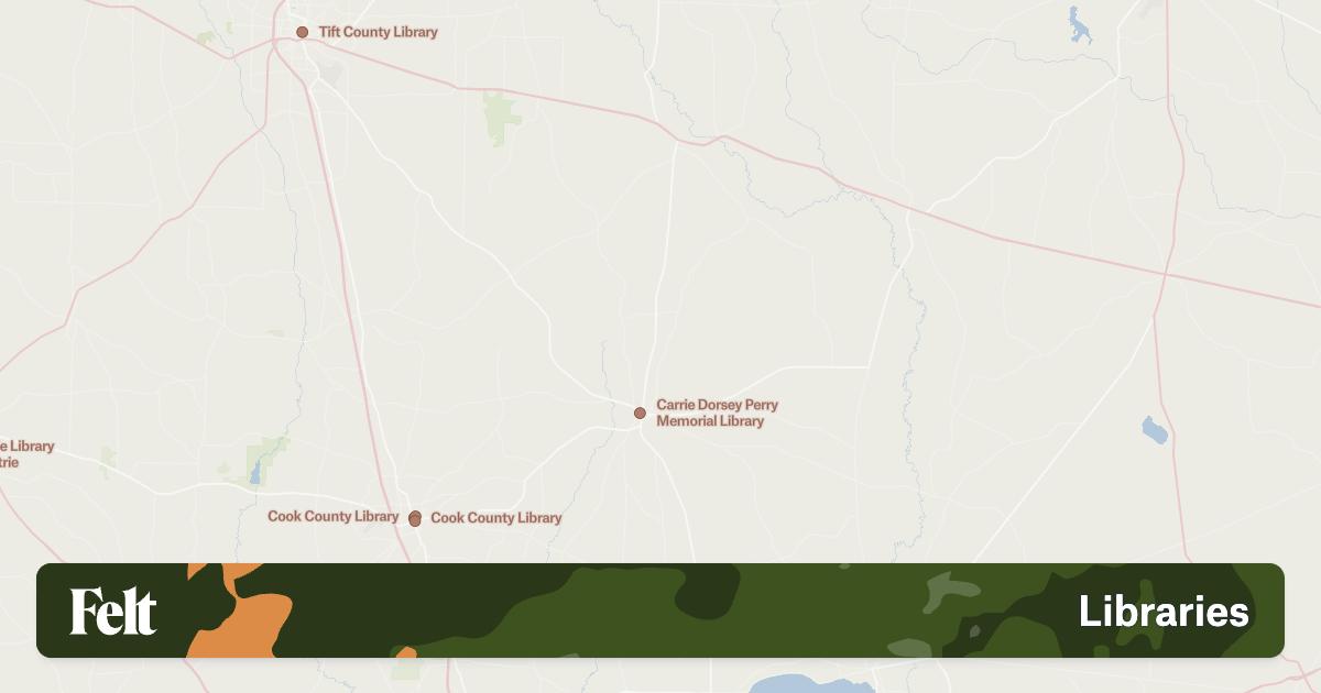 Libraries in Berrien County, Georgia