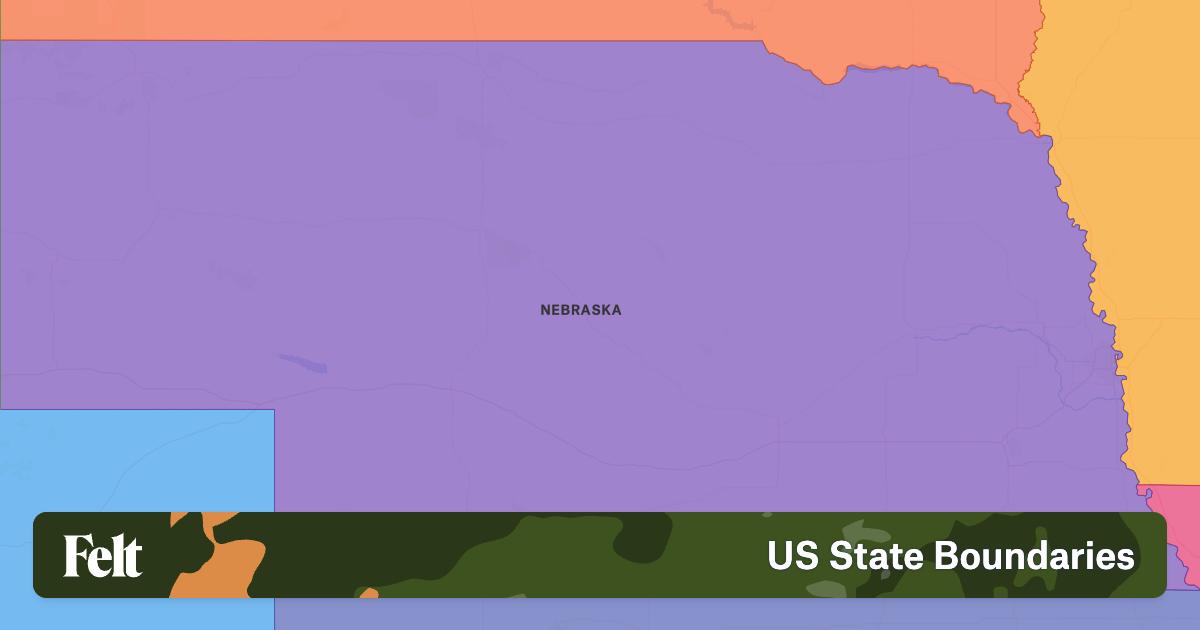 State Boundaries in Nebraska