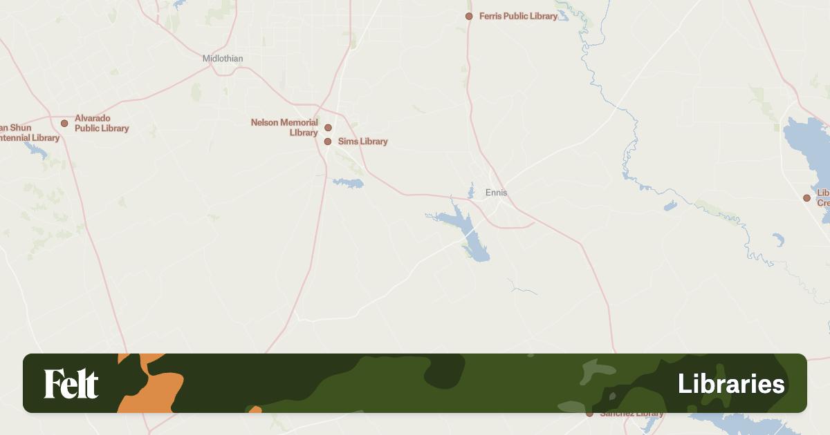 Libraries in Ellis County, Texas