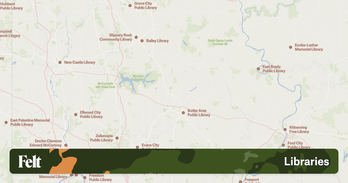 Libraries in Butler County, Pennsylvania