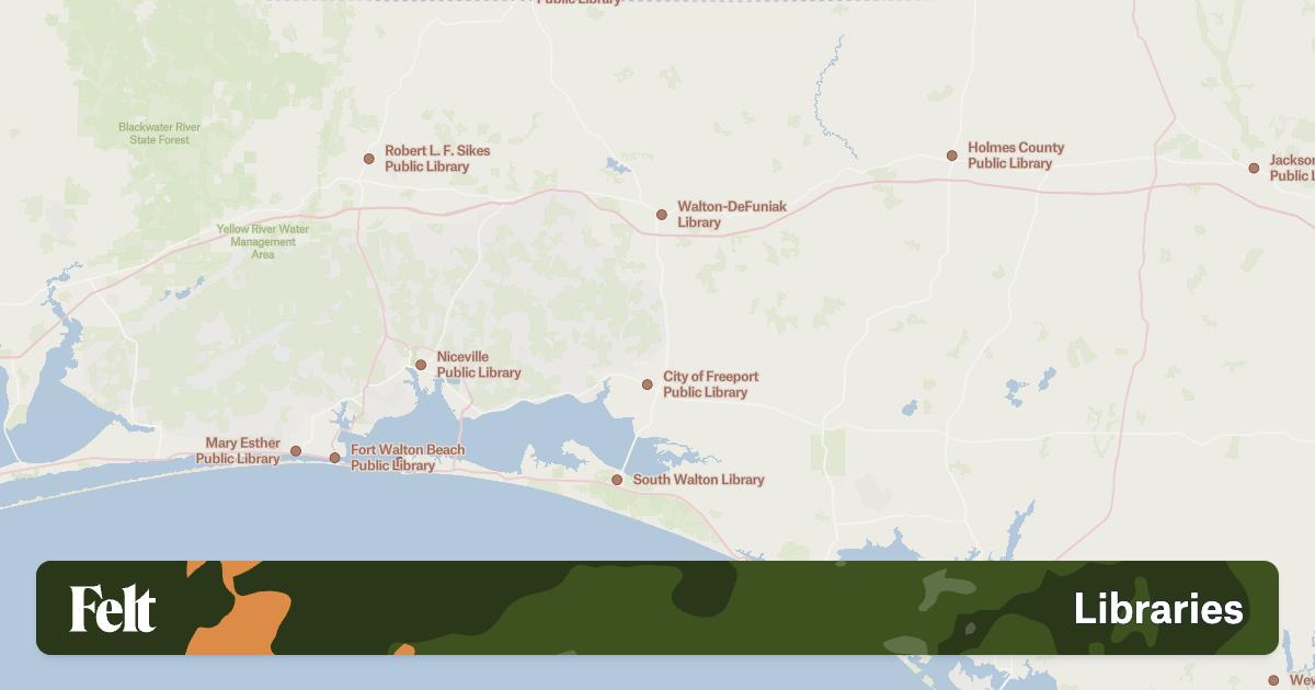 Libraries in Walton County, Florida
