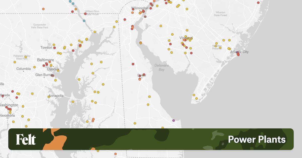 Power plants in Delaware