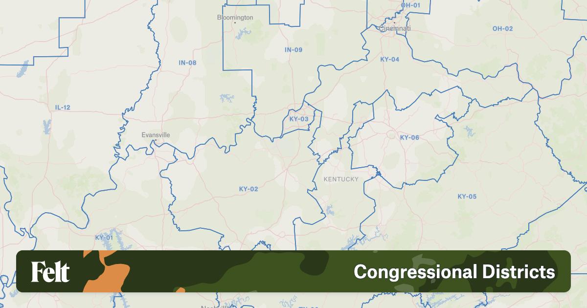 Congressional Districts in Kentucky