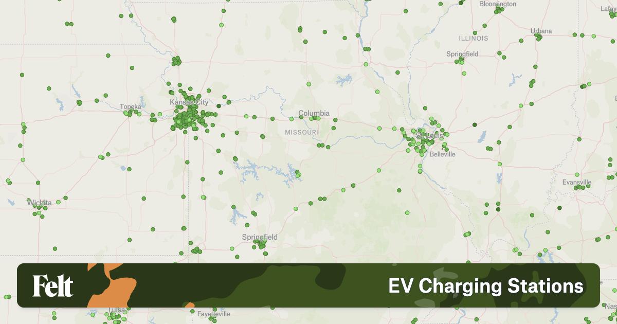 Electric Vehicle Charging Stations in Missouri