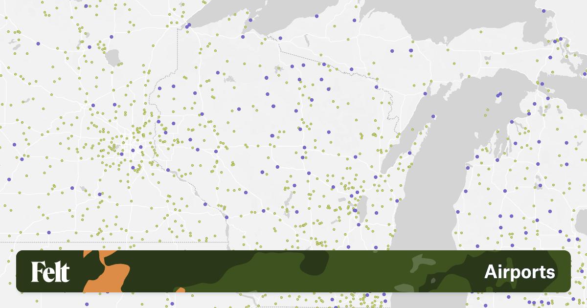 Airports in Wisconsin