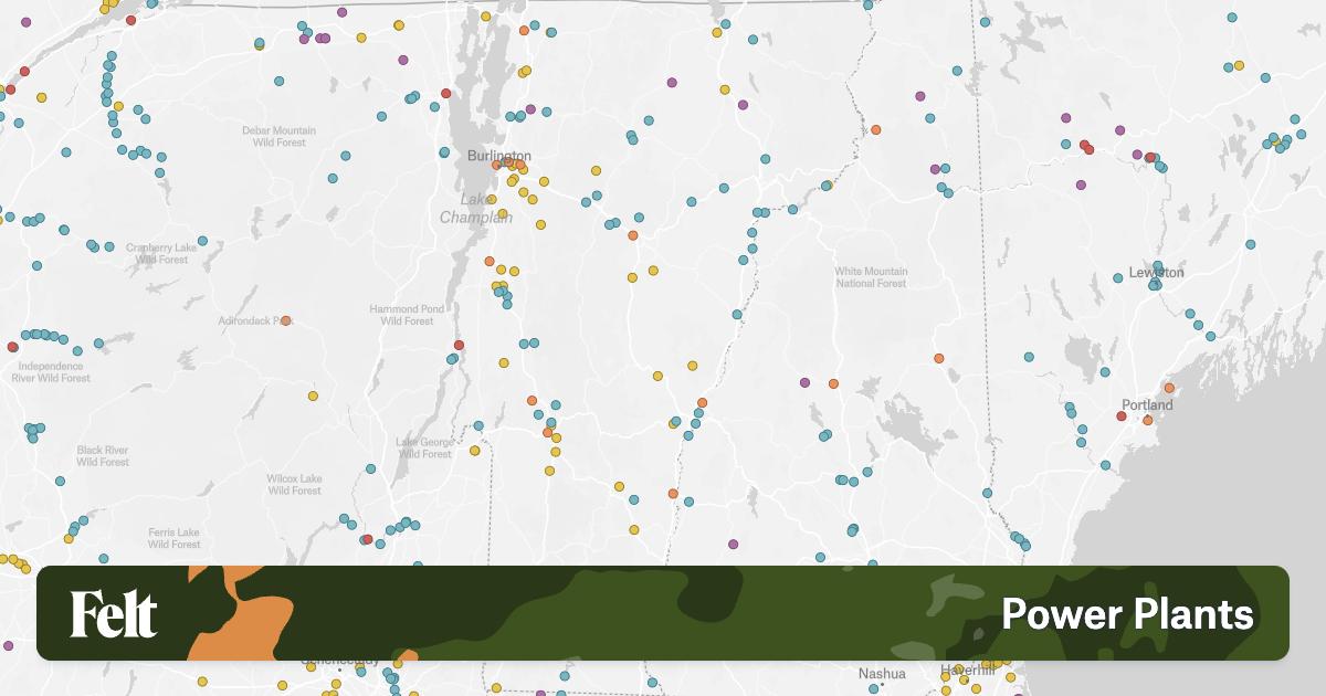 Power plants in Vermont